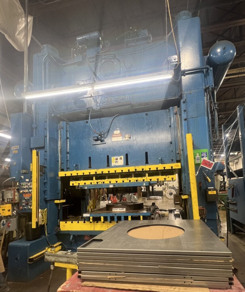 600T Verson 2P Straight Side Mechanical Press | TCR, Inc.