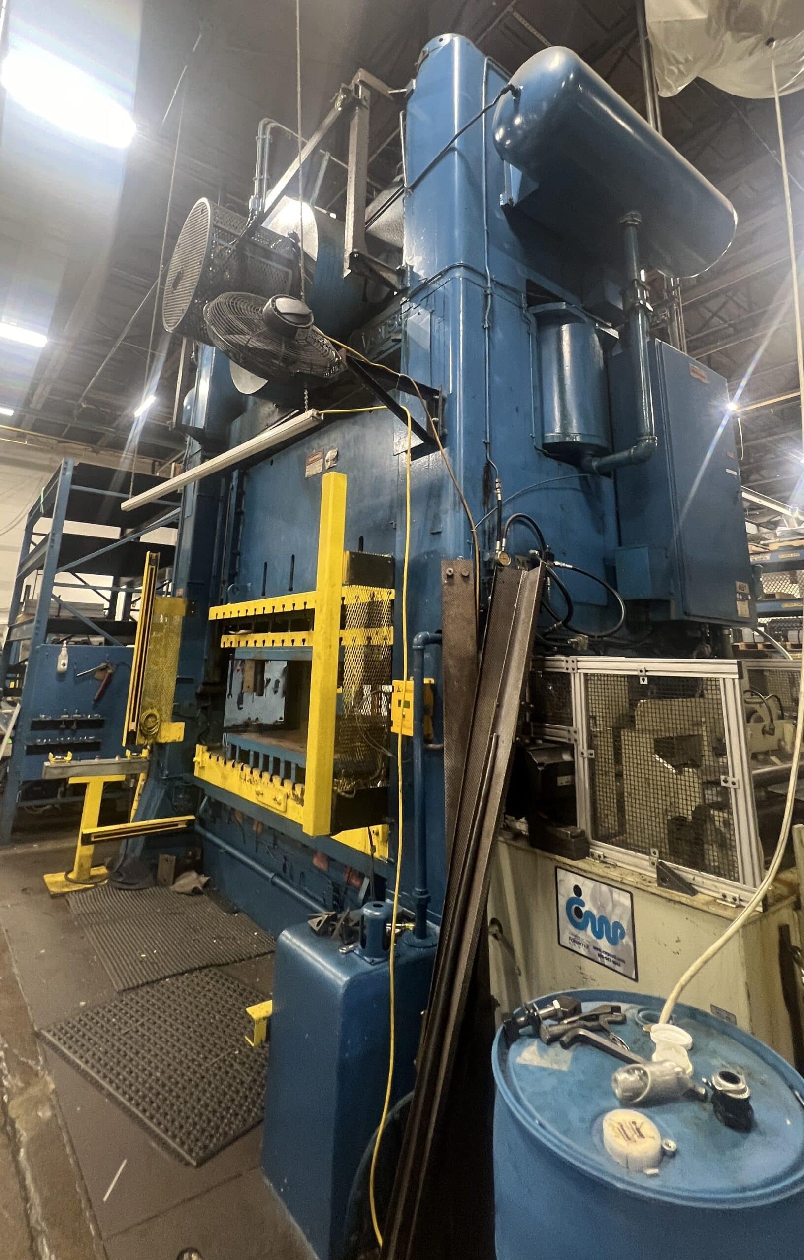 600T Verson 2P Straight Side Mechanical Press | TCR, Inc.